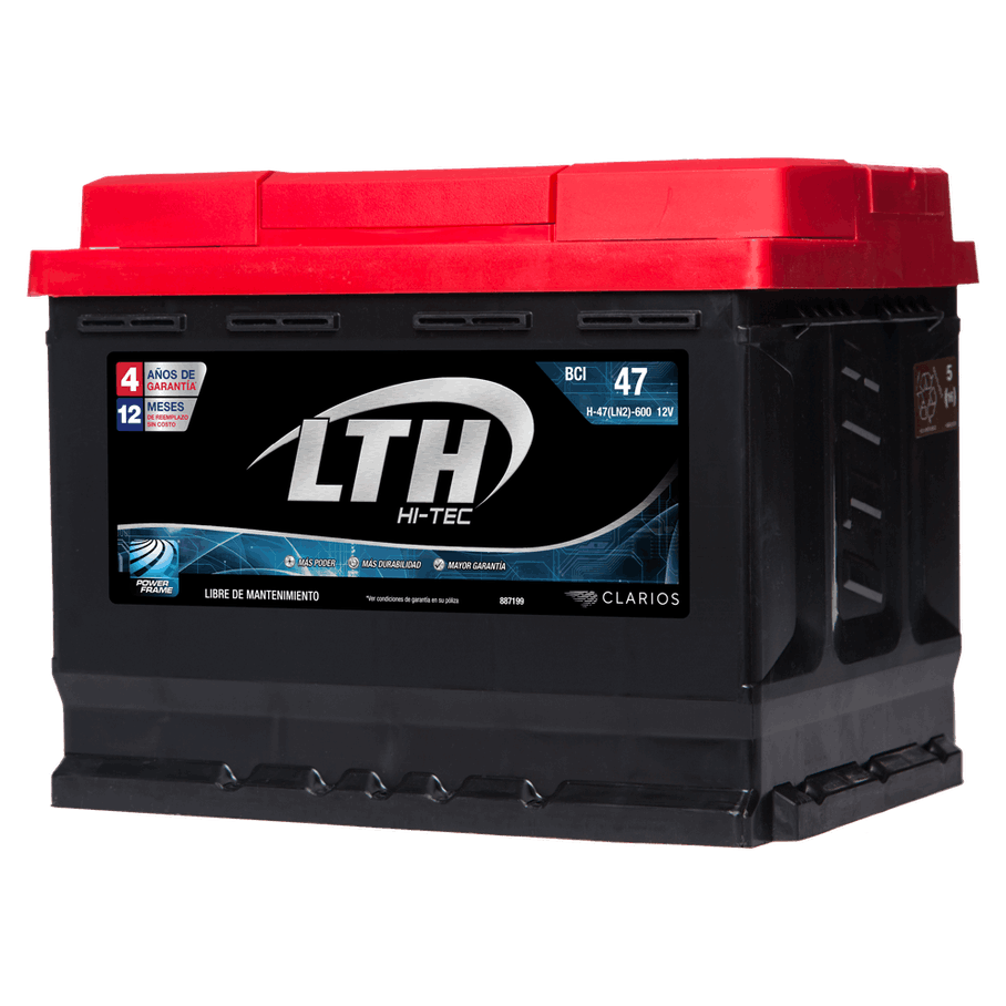 Batería para Auto H-47-600 HI-TEC Marca LTH