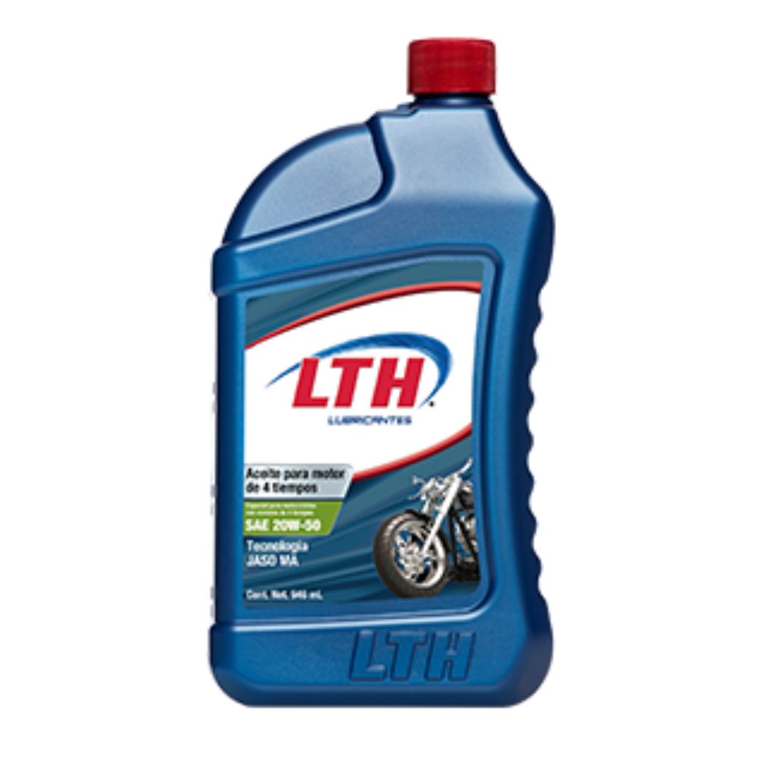 LTH Aceite Para Motos 4 Tiempos JASO MA2 SAE 20W-50 946ML